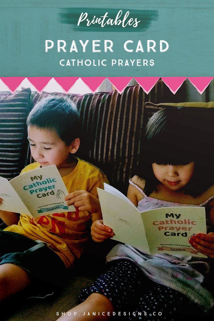 My Catholic Prayer Card