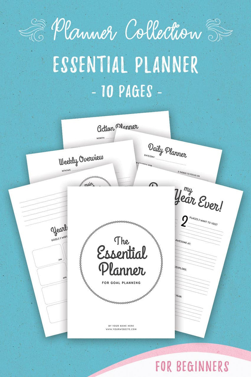 Essential Planner Template for Beginners